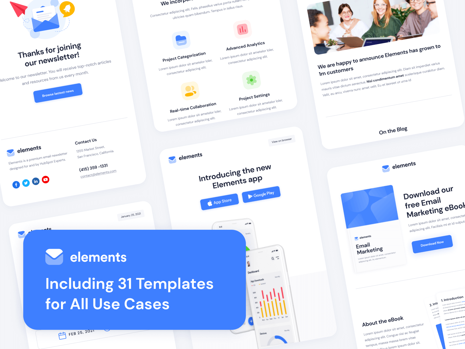 Premium HubSpot Email Template Pack - Elements | InboundElements